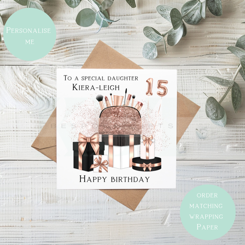 Make up Birthday card | KBTbespokegift's