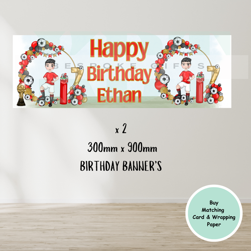 Football Birthday Banner's | KBT Creations