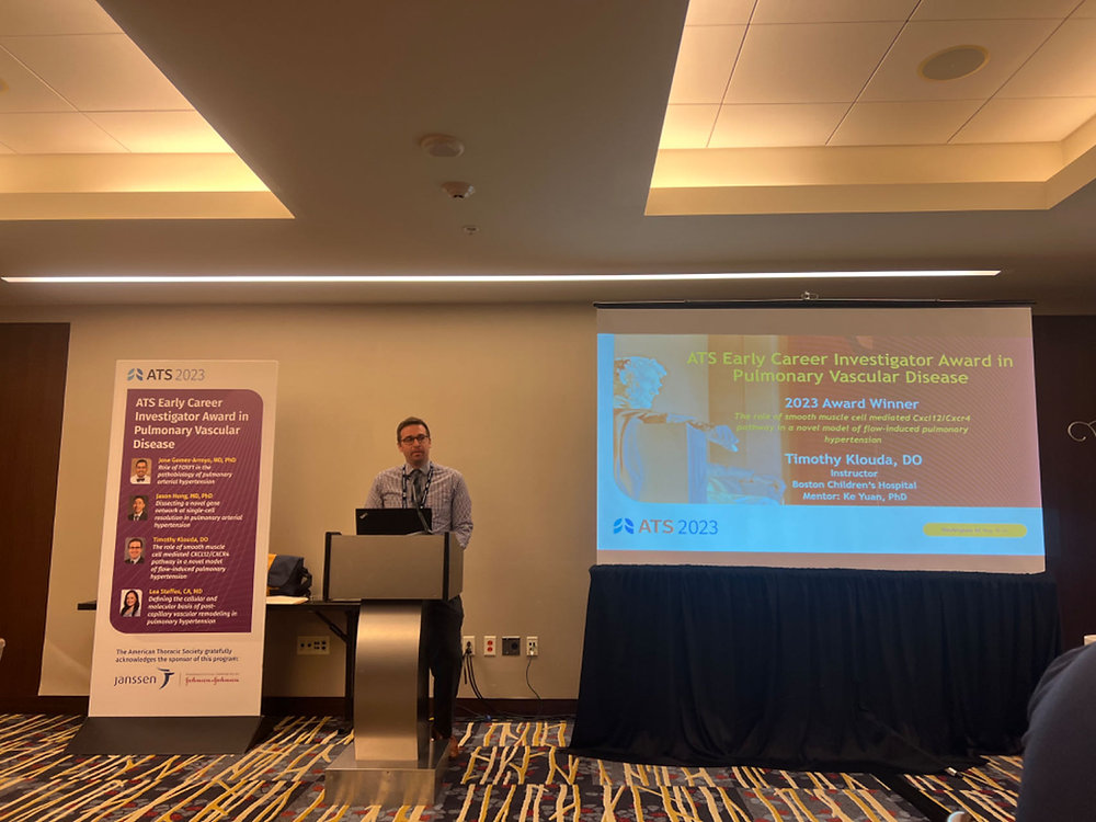 Congrats to Tim for receiving ATS PC Vascular Bio grant and Yunhye for ...