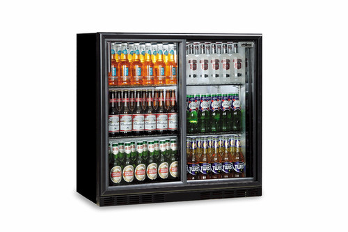 Glass Bar Fridge (2 Door) | Four-seasons-event