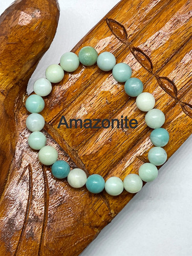 8mm Amazonite Bracelet | Rainbow Zen
