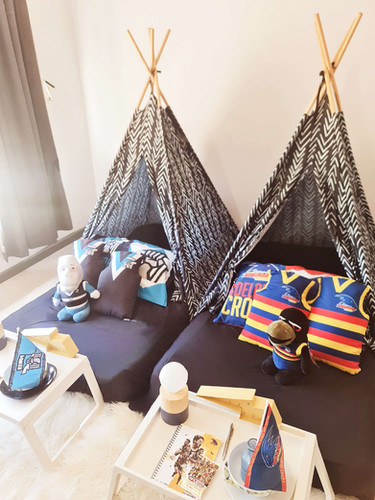 Sleepover Party/ AFL Showdown | In-Tents Teepees Ade