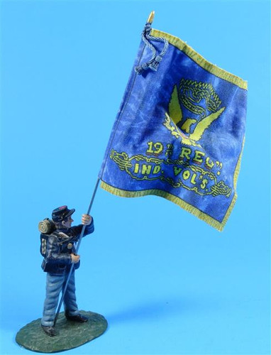 FD-202B - 19th Indiana (Regimental Colours) | crowntoysoldiers