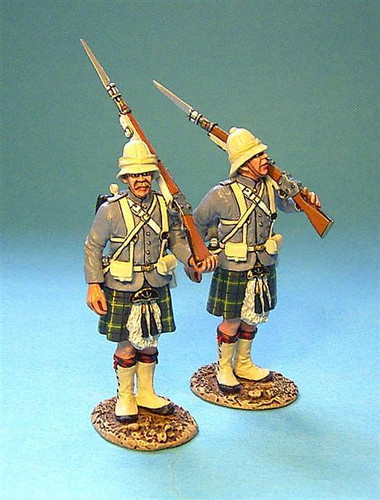 GDH-07 - Gordon Highlanders 2 Figures Standing | crowntoysoldiers