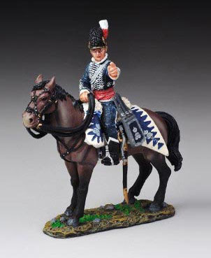 NAP027A - British Napoleonic Cavalry (Tarleton Helmet) | crowntoysoldiers