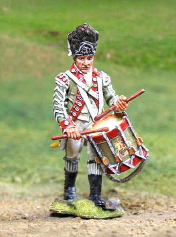 CS00834 - British Revolutionary War Drummer | crowntoysoldiers