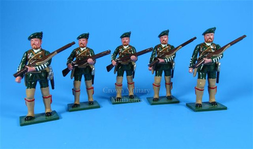 EA12 - Rogers Rangers Standing Set - 5 Rangers Standing | crowntoysoldiers