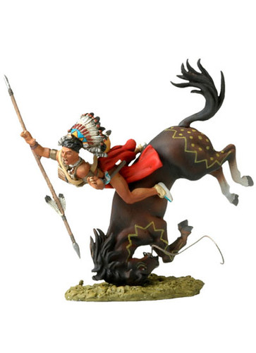 BH121 - Falling Sioux Rider | crowntoysoldiers