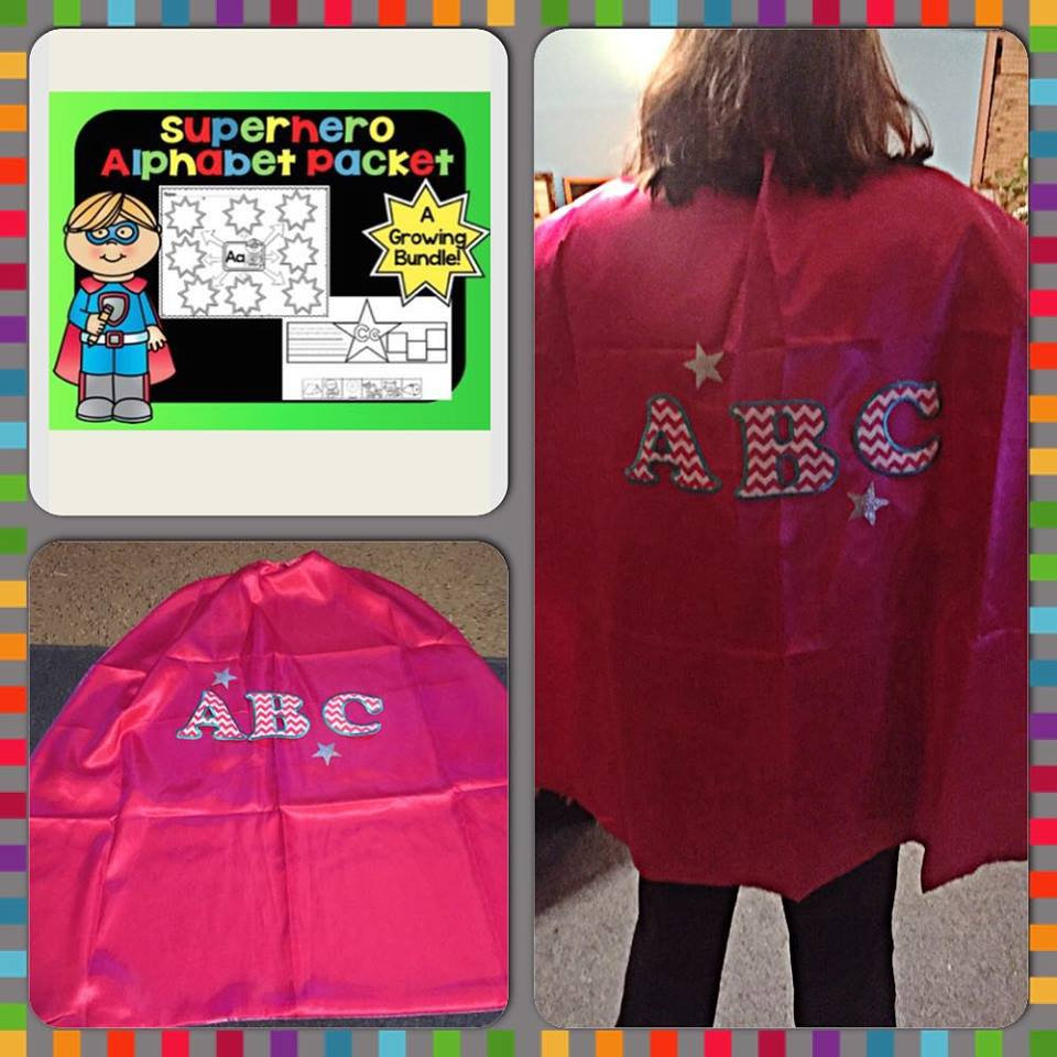 Back to School Alphabet Superheroes