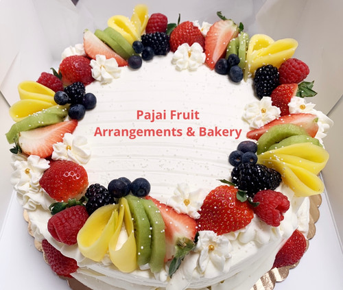 #214/ 8” mix fruit (strawberry-mango filled) | PaJai Fruit Arrangements ...