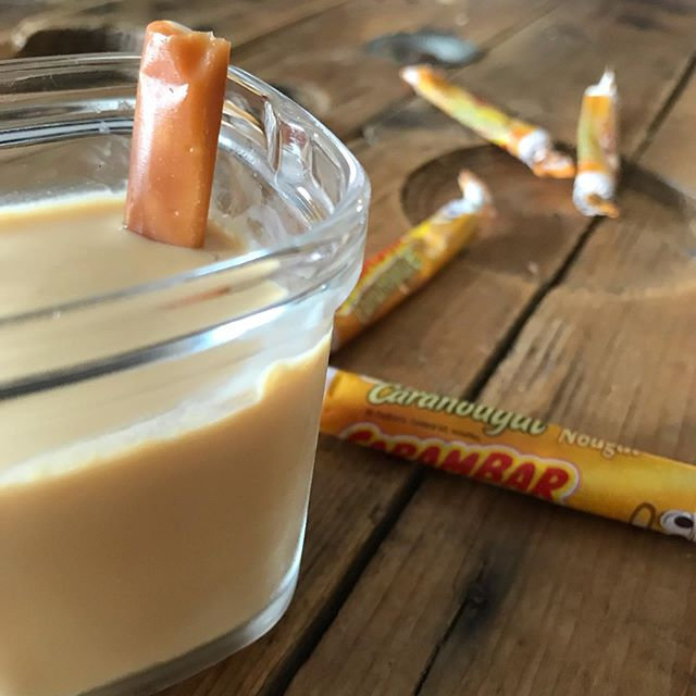 Crème dessert Carambar Caranougat comme une Danette