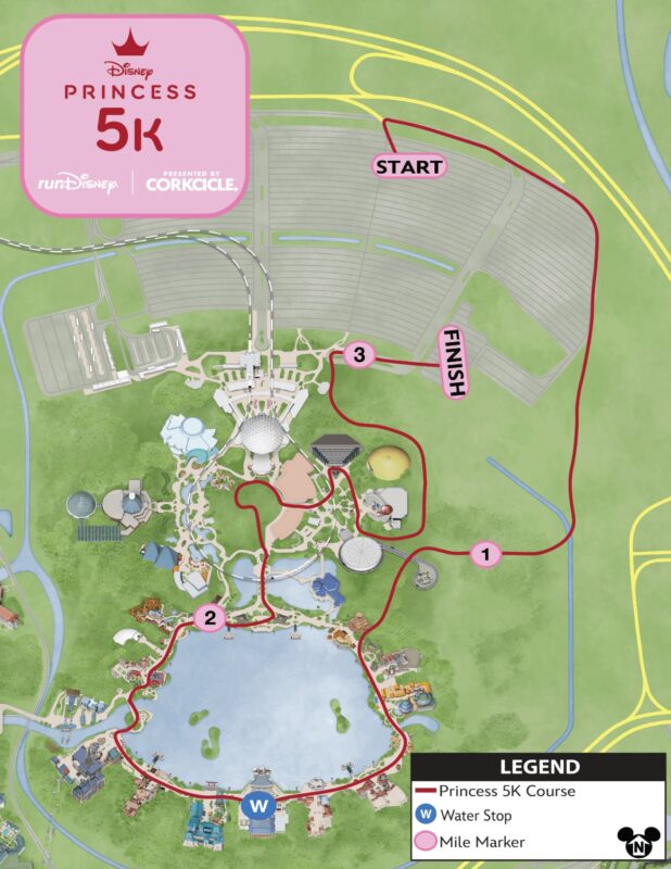 runDisney Princess Half Marathon Course Maps