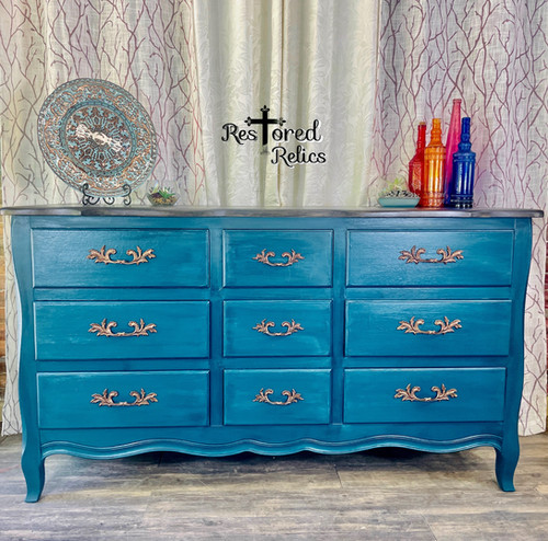 Drexel French provincial nine drawerDrexel French provincial 9 drawer dresser | Restored Relics