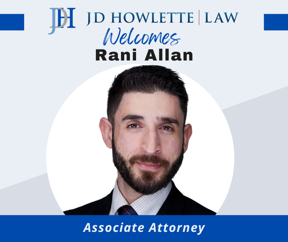 Attorney Rani Allan joins the team! | JD Howlette Law