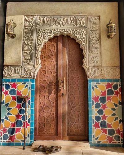 La Ghaliba Illallah - Framed Door | workshop olive