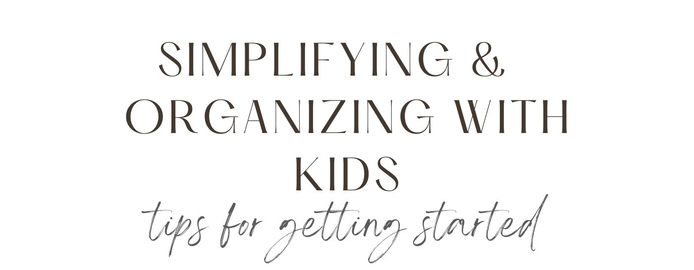 Kid's Organizing Getting Started Guide | A Meaningful Space