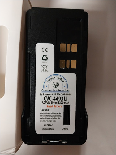 CVC-4494LI Li-Ion Battery for APX 1000,4000 XPR 3000 and 7000 series ...