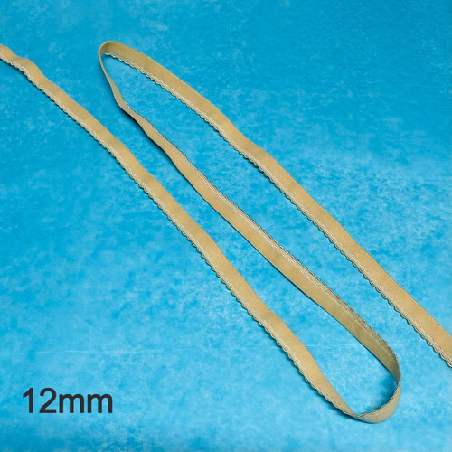 12mm - Picot Elastic Scalloped Edge Facing Elastic | Your Way Lingerie