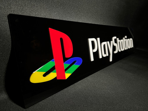 Playstation Acrylic Sign | Platinum Man