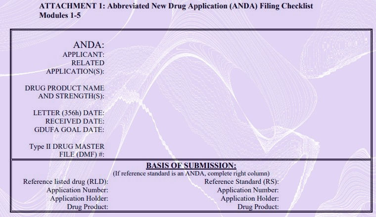 USFDA Guidance: MAPP: Filing Review of Abbreviated New Drug Applications