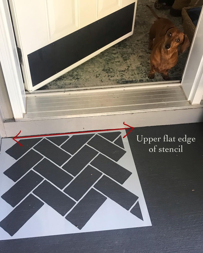 Easy DIY Hand Painted Brick Steps