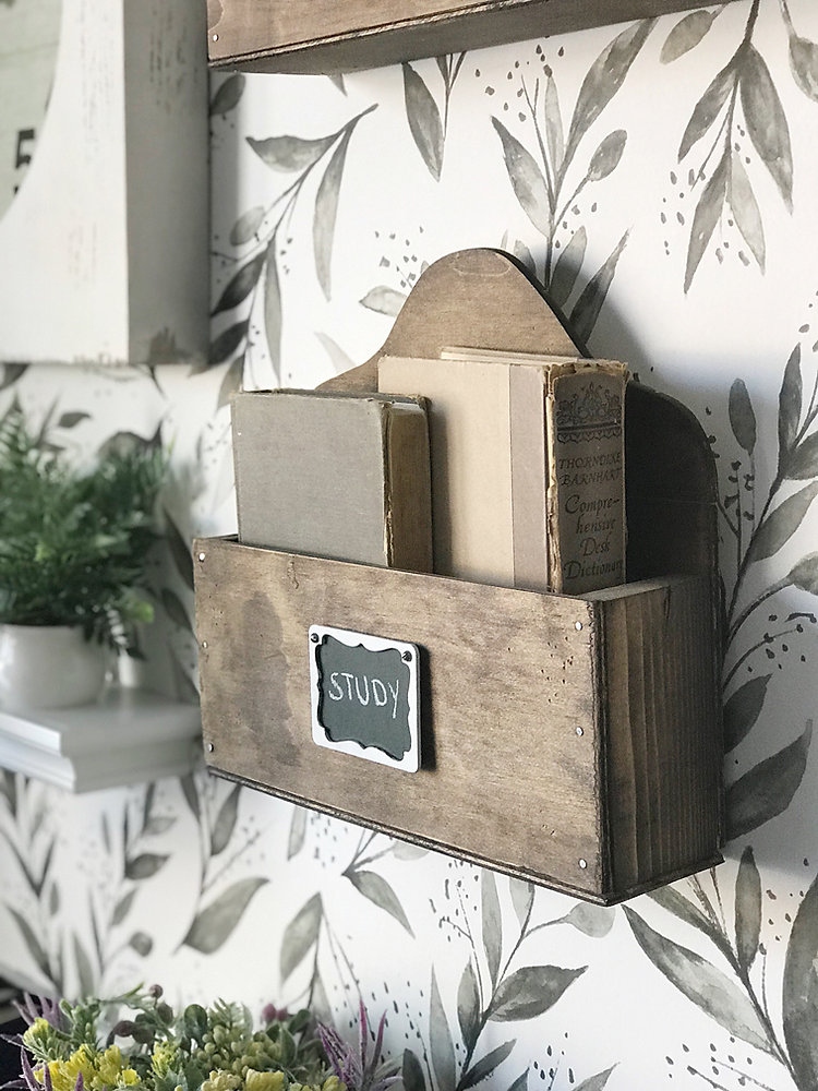 DIY Wood Wall Pockets