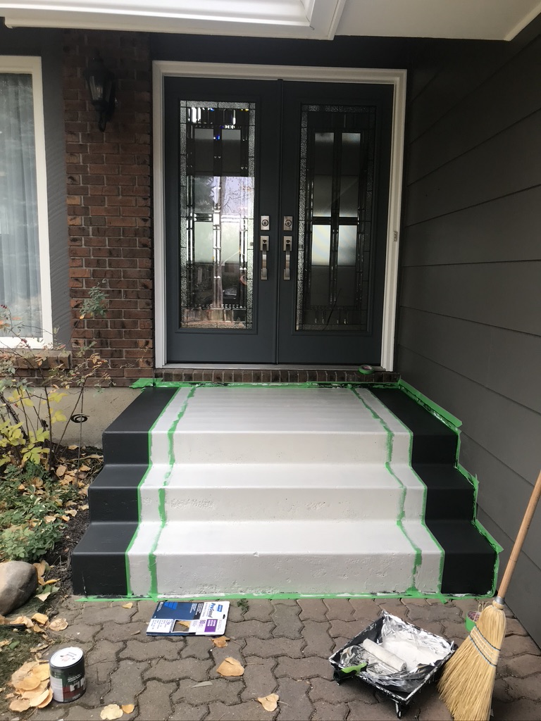 Paint Your Ugly Concrete Steps