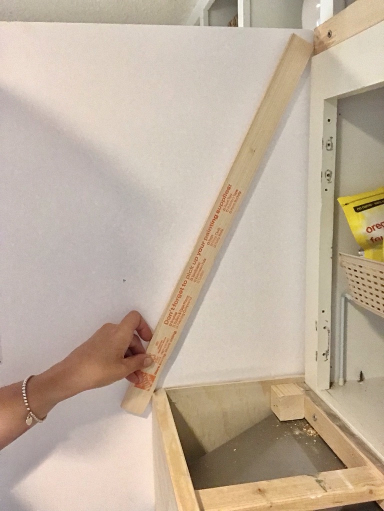 DIY Hood Fan Cover With Storage
