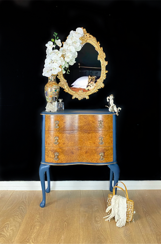 “Strawberry Thief” Vintage Walnut Glove Drawers | Lady Griddlebone