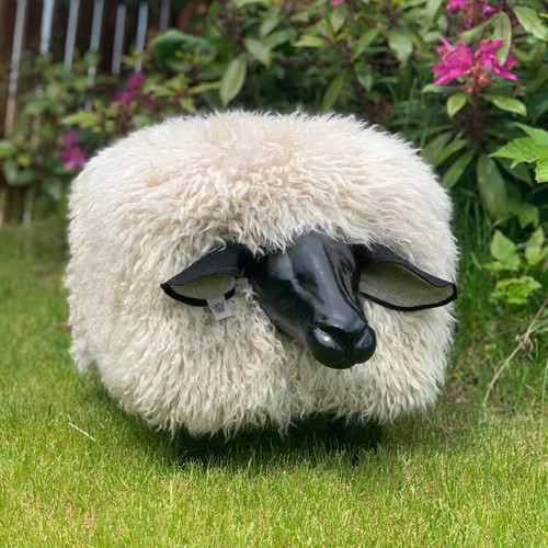Sheep Footstool - Curly 'Barley' | tweedyourself