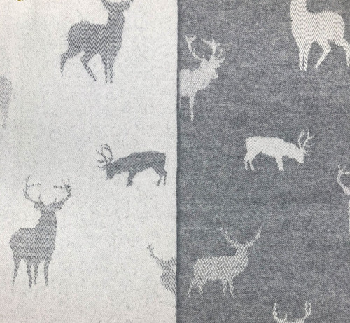 Grey Stag - Merino Wool Throw | tweedyourself