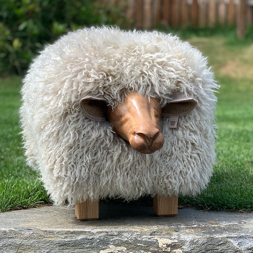 lamb footstool