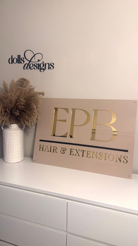 Rectangle Sign | Dolls Designs