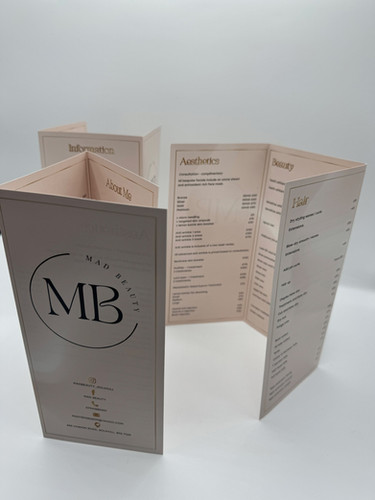 Folded Flyers | Dolls Designs