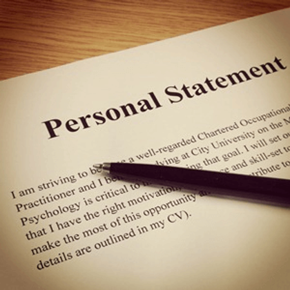 Writing a Personal Statement