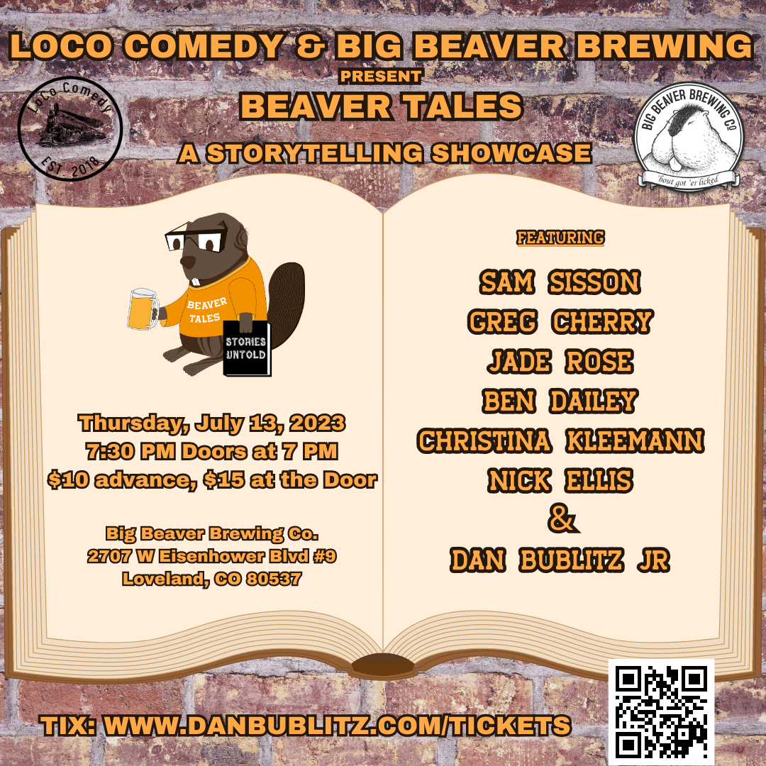 LoCo Comedy & Big Beaver Brewing Present "Beaver Tales" A Storytelling ...