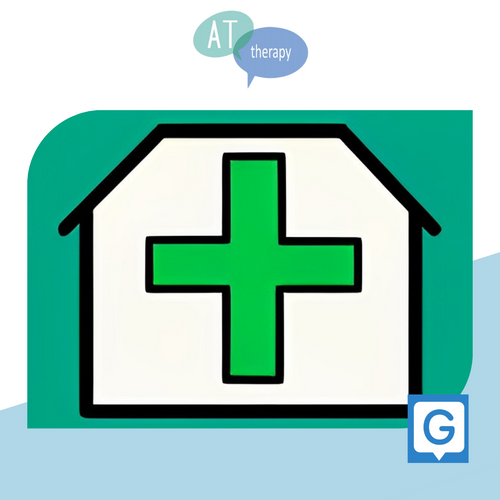 Hospital Card Template - Grid Set | ATtherapy