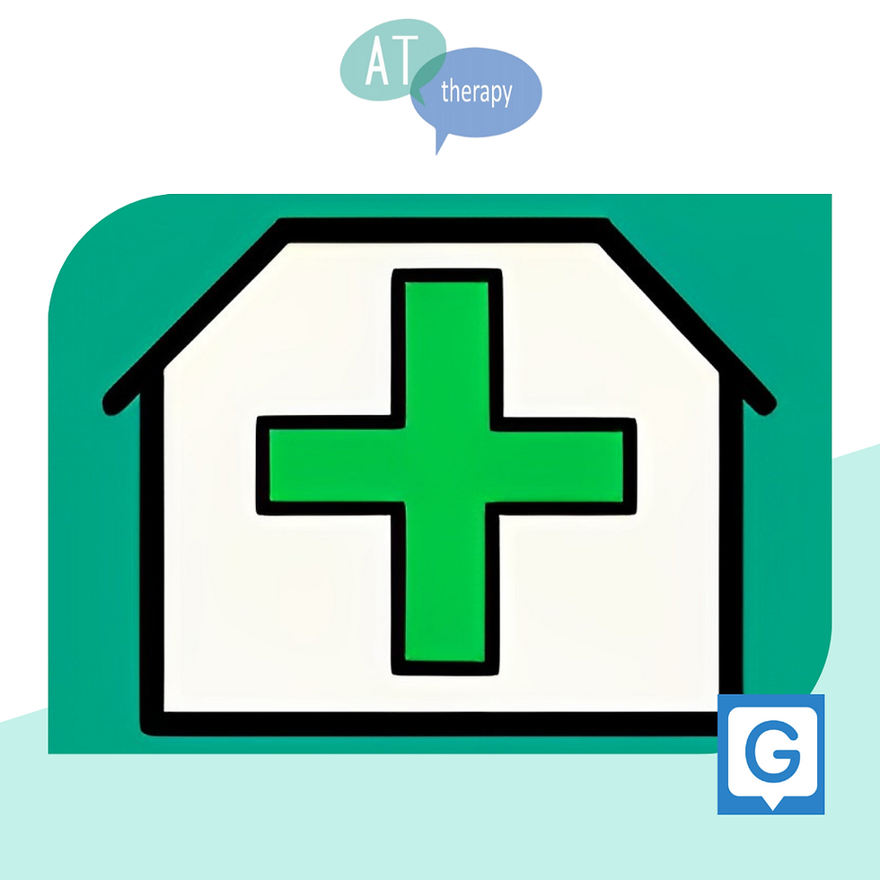 Hospital Card Template - Grid Set | ATtherapy