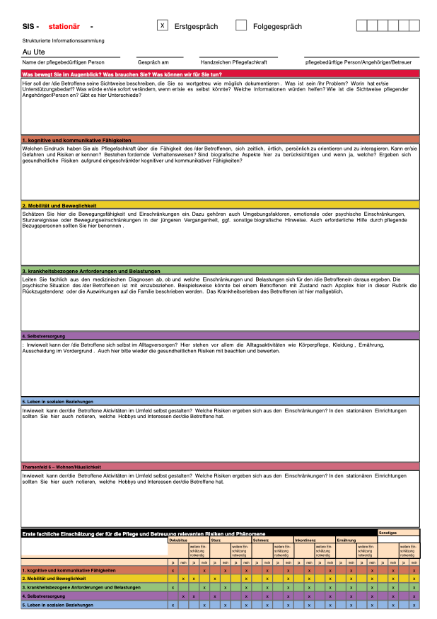 Die SIS®! Einfach, schnell und MDK sicher!