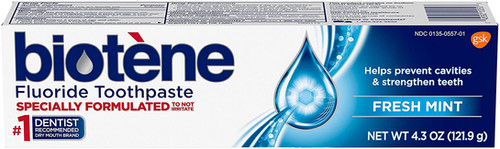 Biotène Fresh Original Fluoride Toothpaste, Fresh Mint | Pill Clarity