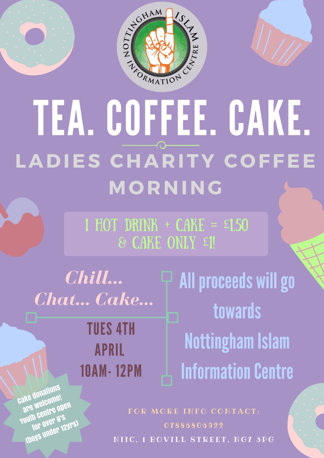 Ladies Charity Coffee Morning | Nottingham Islam Information Point