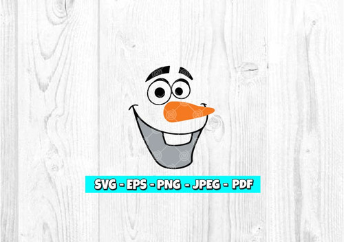 Olaf Face SVG | Blue82designs