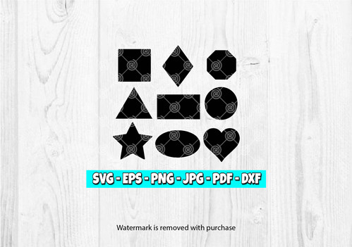 Basic Shapes SVG | Shapes Bundle | Solid Shapes svg | Circle svg ...