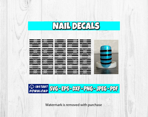 Straight Line SVG | Nail Decal svg | Nail Art svg | Nail Decal svg ...