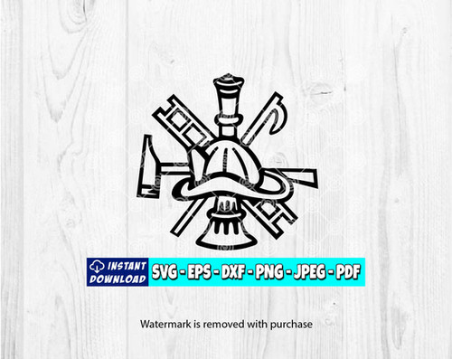 Firefighter Logo SVG | Fire Silhouette | Firefighter Clipart | Fire ...