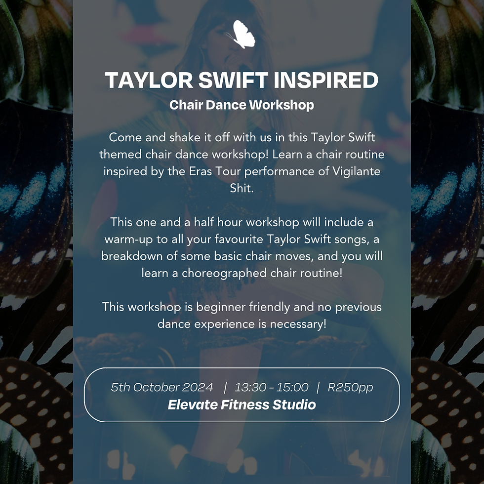 Taylor Swift Inspired Chair Dance Workshop | Elevate Fitness Stud