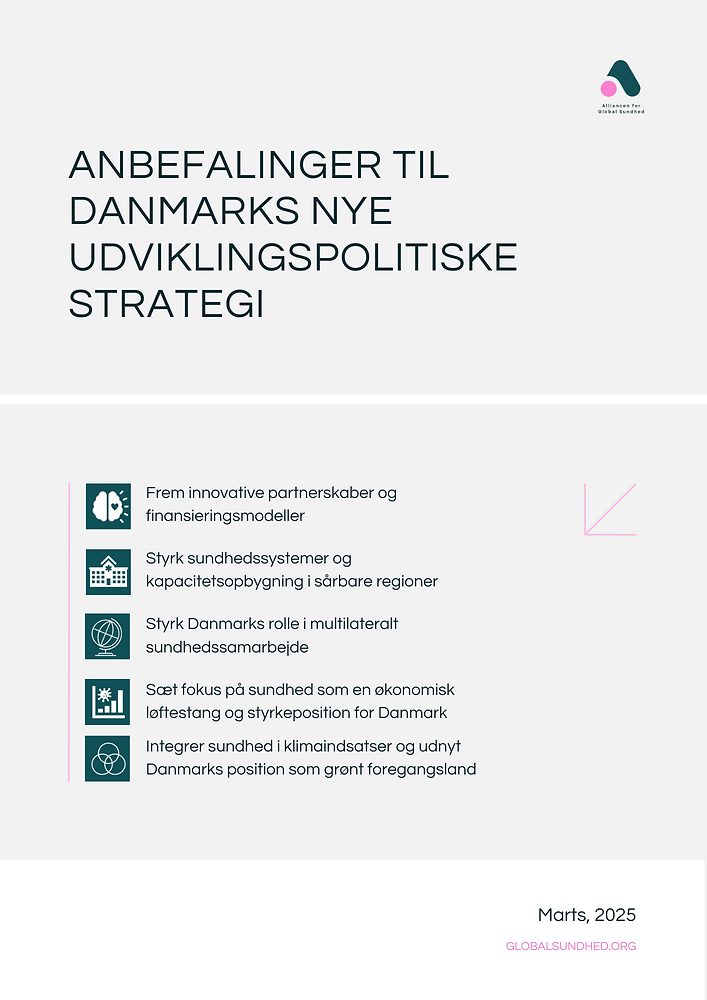 Anbefalinger til Danmarks nye Udviklingspolitiske Strategi
