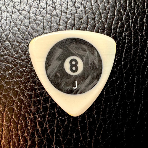 Triangle 8-Ball Casein Pick | DrHerringbone