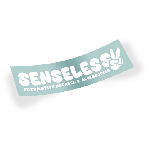 Bubble Logo Vinyl Sticker | Senseless Co.