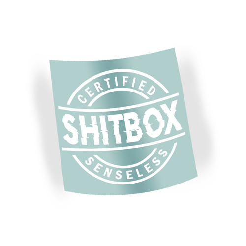 Certified Shitbox Vinyl Sticker | Senseless Co.
